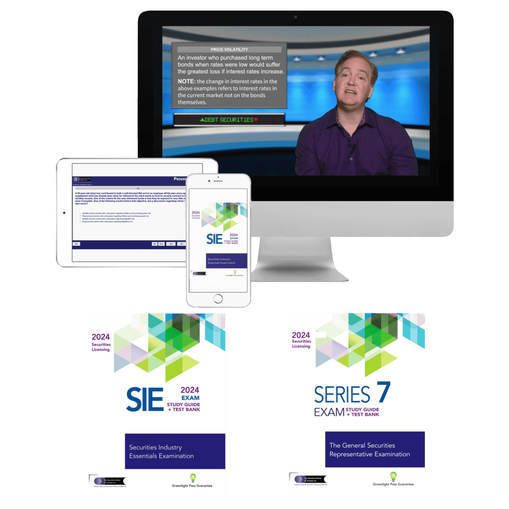 The best SIE exam study material - study guides, test & video class